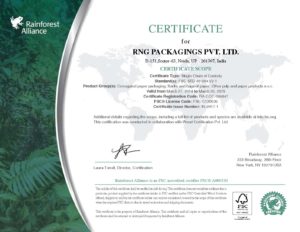 RNG Packagings FSC CoC cert IN-2017-1